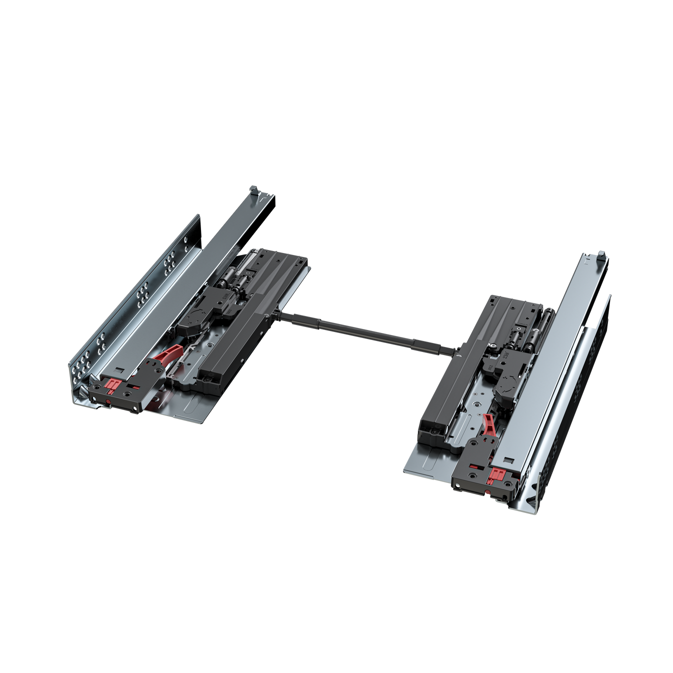 EF2368 Push Rebound Soft Closing Undermount Drawer Slides – Pio Style