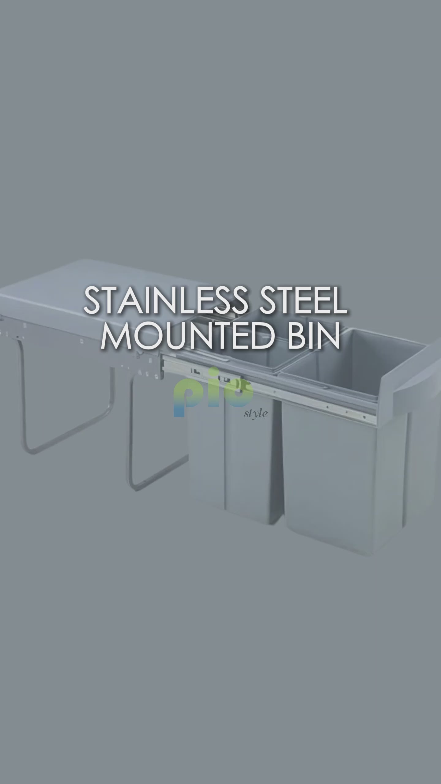 FD9904 Stainless Steel Mounted Bin – Pio Style