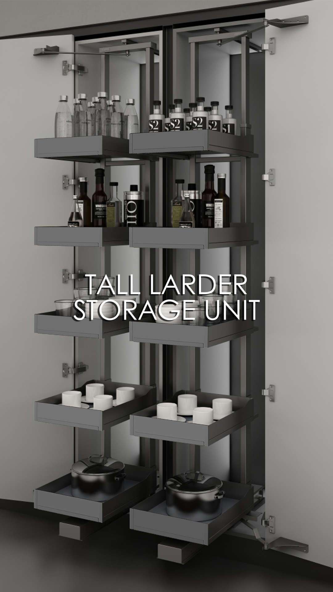 FD1007/8/9 Tall Larder Storage Unit – Pio Style