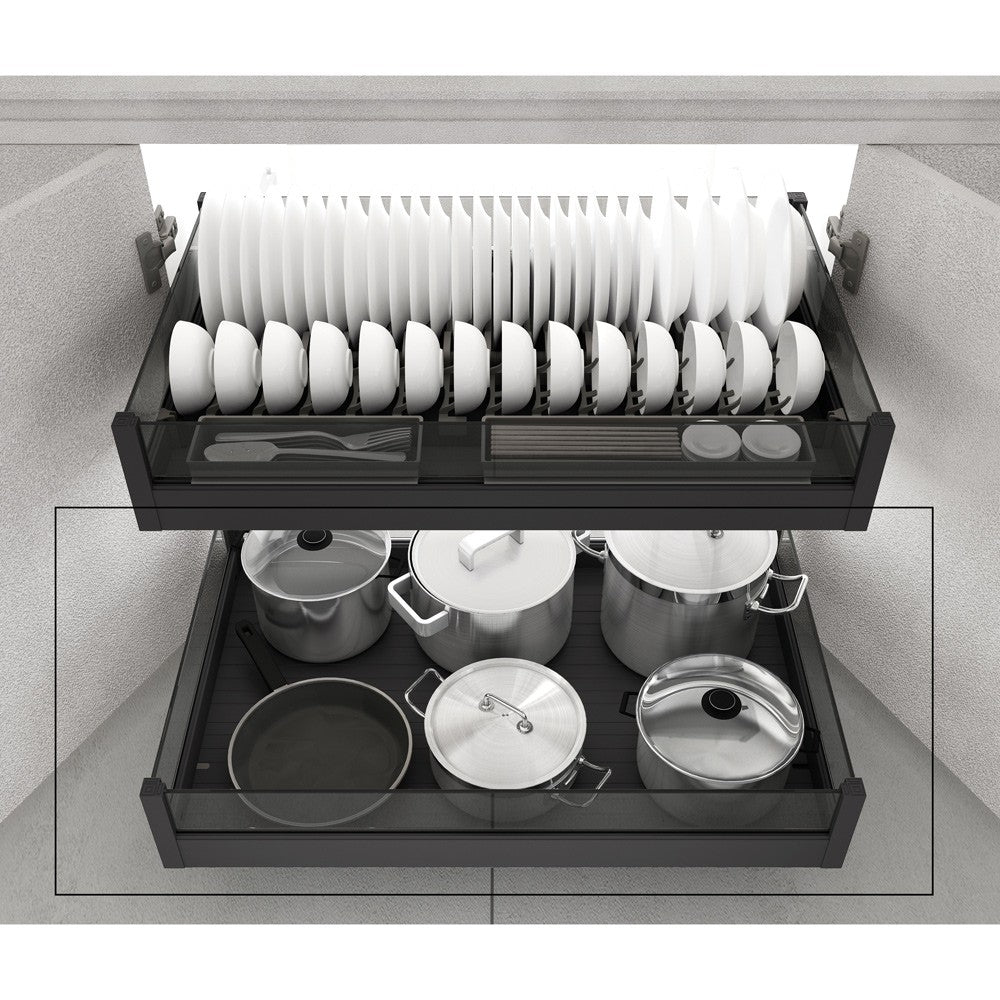 FD9039 Aluminium Kitchen Utensil Storage Drawer – Pio Style